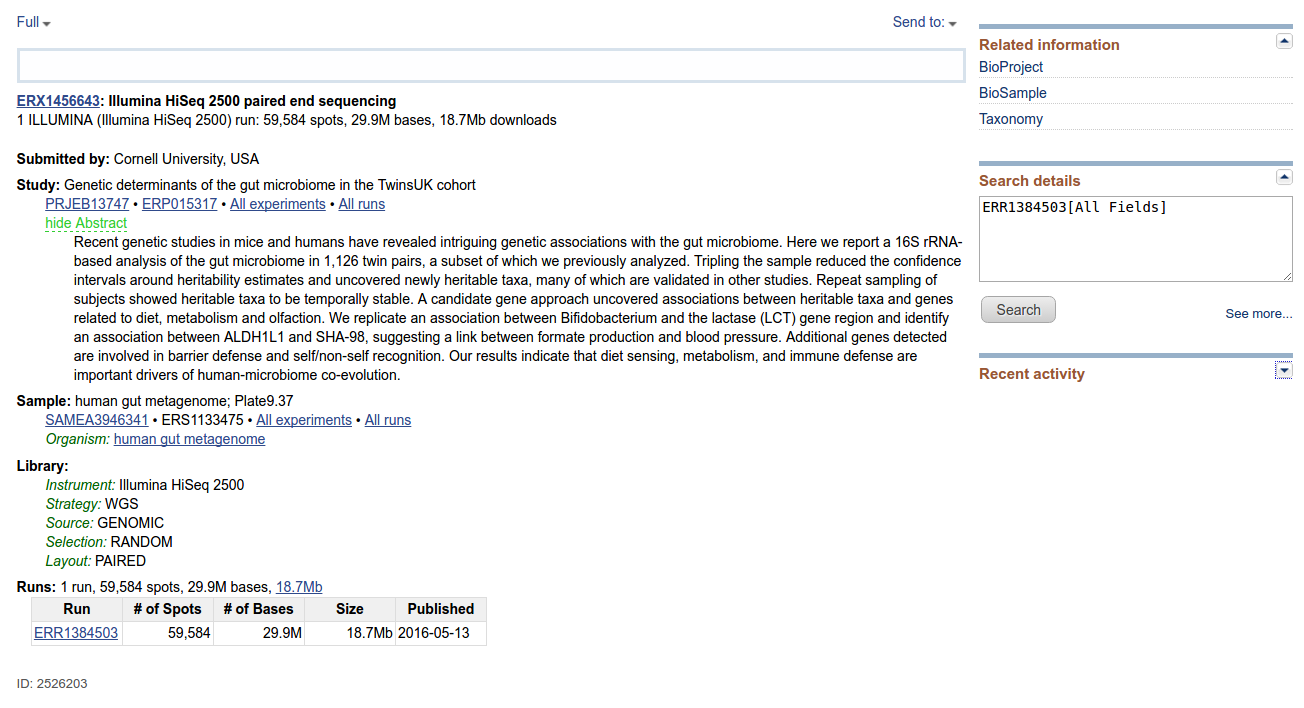 Describing metagenomes in the SRA | EdwardsLab